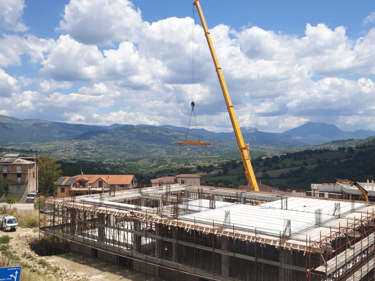 Completed Spiroll hollow core floor slabs work